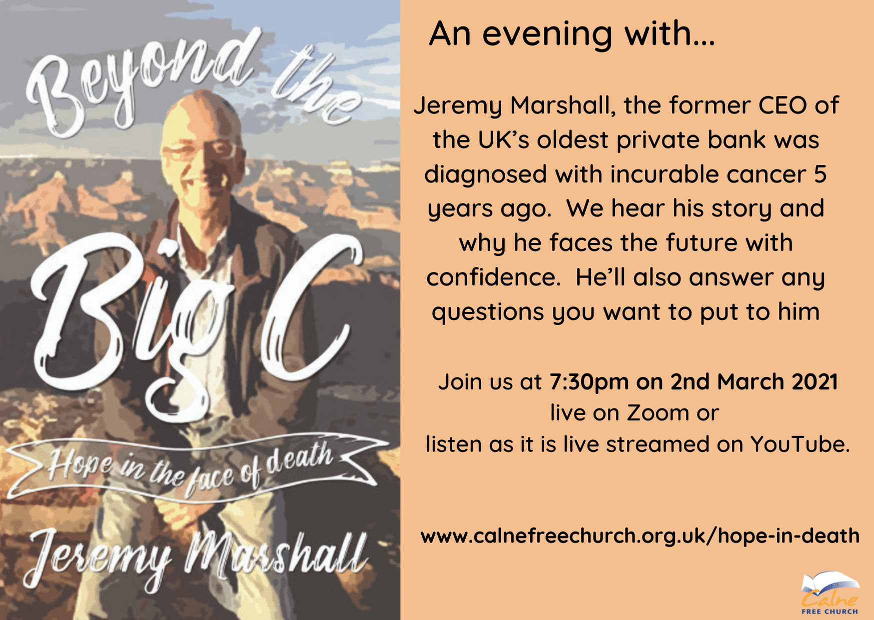Covid Conversations: An evening with Jeremy Marshall - Calne Free Church